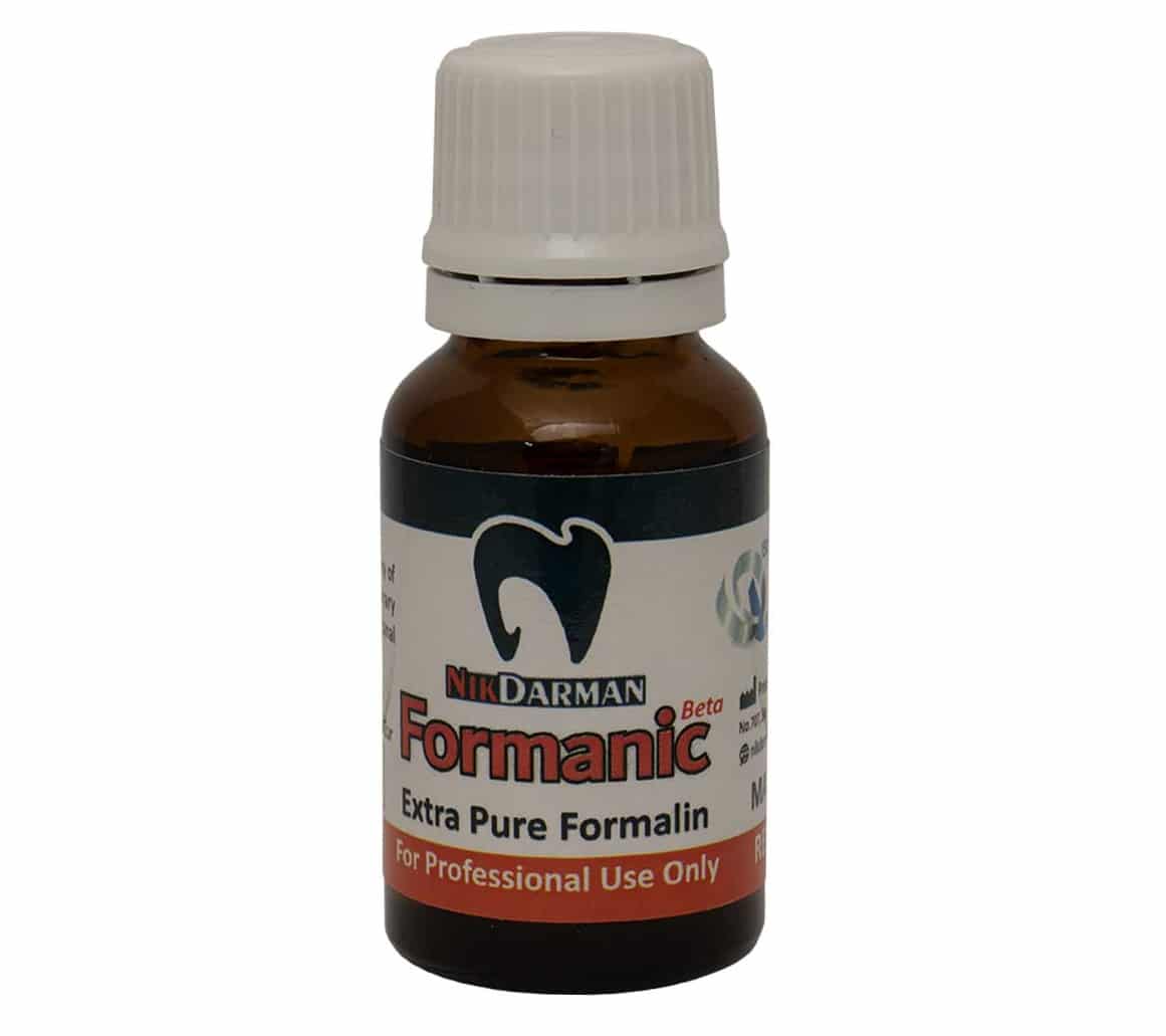 فرمالین نیک درمان - خرید فرمالین 15 میل Nik Darman - تری کروزول فرمالین نیک درمان